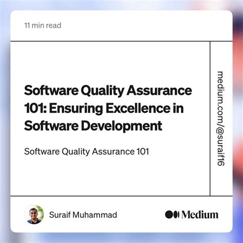 suraif muhammad on linkedin qualityengineering software qa qualityassurance learning
