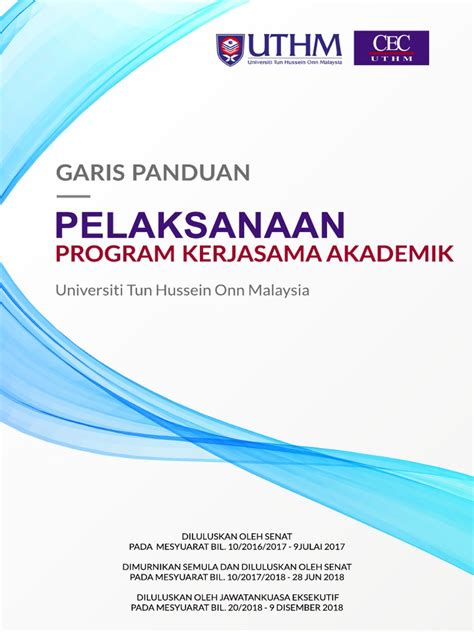 01 Garis Panduan Program Kerjasama Akademik April Pdf