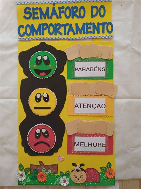 Painel De Eva Semáforo Do Comportamento Elo7 Produtos Especiais