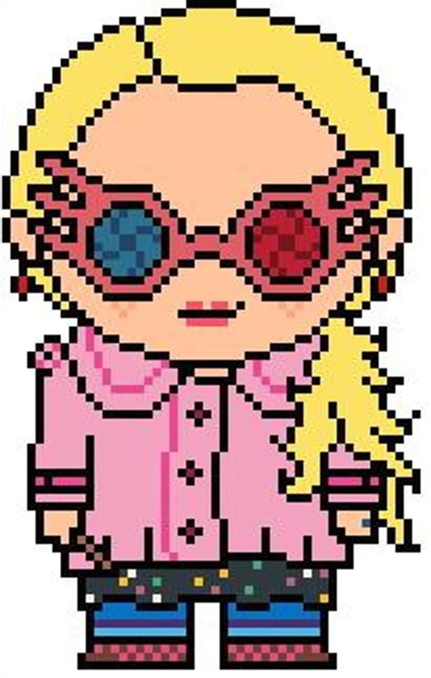 Pixel Art Ginny Weasley Facile Luna Lovegood Point De Croix My Xxx Hot Girl