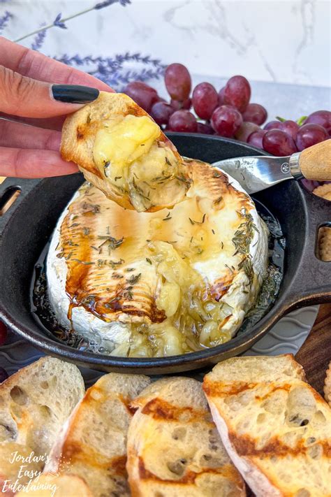 Baked Brie With Honey Recipe Jordans Easy Entertaining
