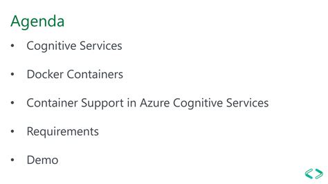bringing ai to the edge on premises azure cognitive services using docker containers ppt