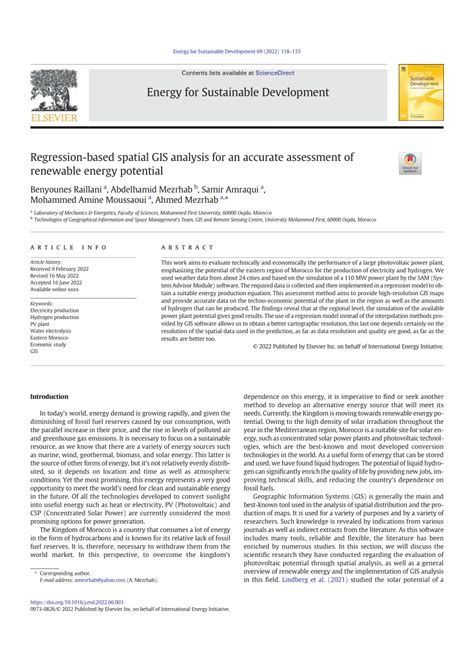 pdf regression based spatial gis analysis for an accurate assessment