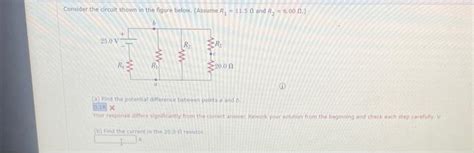 Solved Consider The Circult Shown In The Figure Below