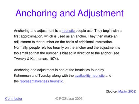 Ppt Anchoring And Adjustment Powerpoint Presentation Free Download Id835879