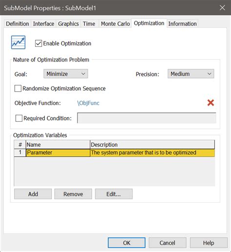 Dynamic Optimization GoldSim Help Center