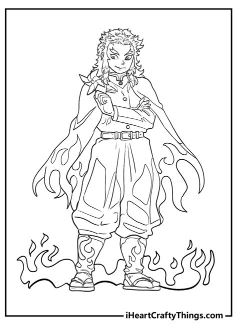 40 Free Demon Slayer Coloring Pages Printable Pdf Sheets