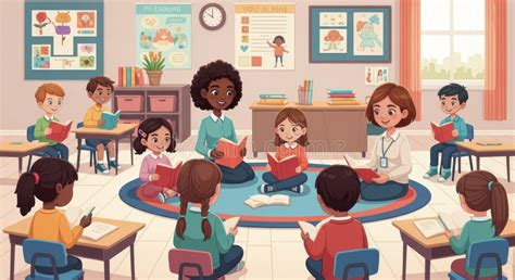 Classroom Reading Circle Stock Illustrations 807 Classroom Reading Circle Stock Illustrations