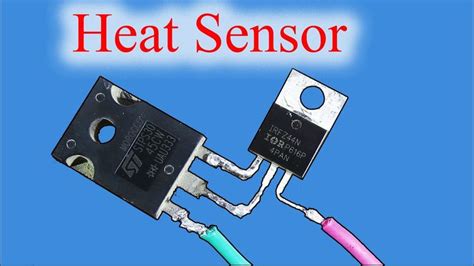 How To Make A Heat Sensor Using Diode Electronic Project Electronics Projects Sensor Diode