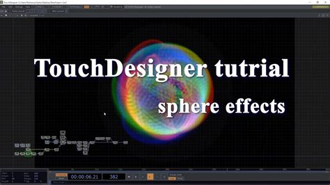 Touchdesigner Tutorial Basics Sphere Effects Youtube