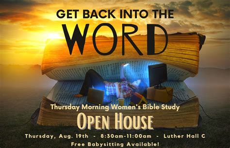 Womens Thursday Morning Bible Study Immanuel Lutheran Church And School