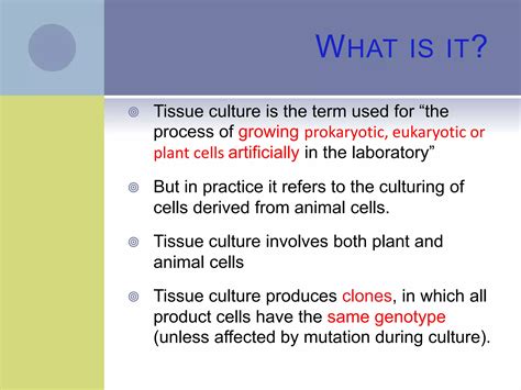 Introduction To Cell Culture Anjana Ppt