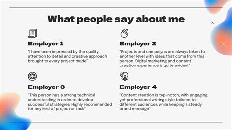 abstract gradient blobs portfolio presentation