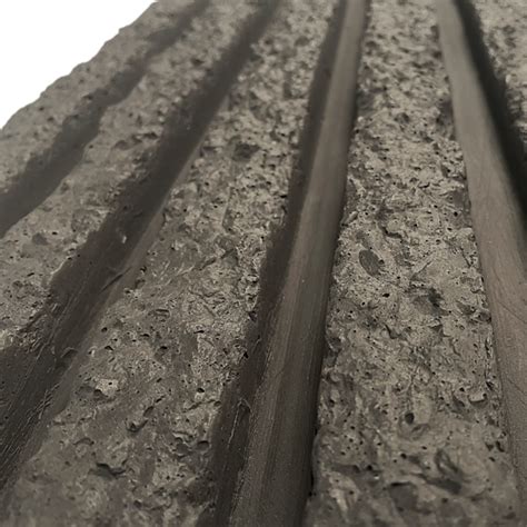 Realcast Fluted Concrete Panels Charcoal