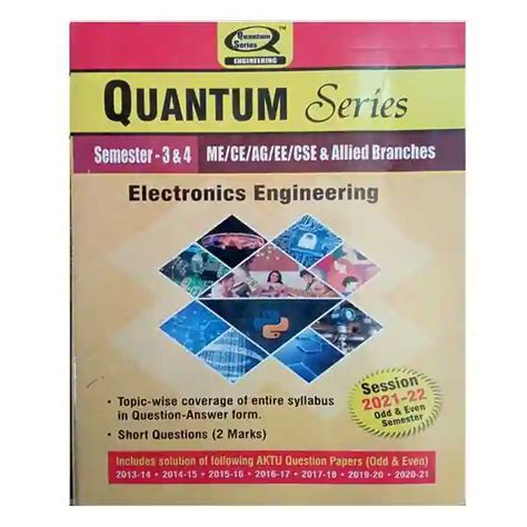 Quantum Series Aktu Btech 2nd Year Semester 3 And 4 Me Ce Ag