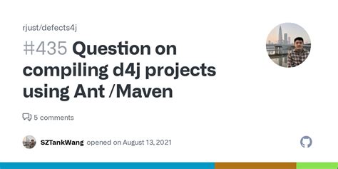 Question On Compiling D4j Projects Using Ant Maven · Issue 435