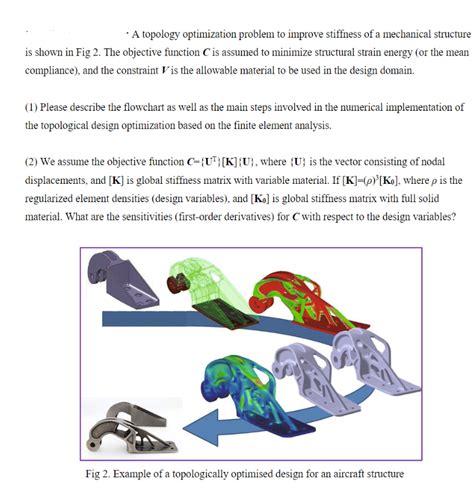 Solved A Topology Optimization Problem To Improve Chegg