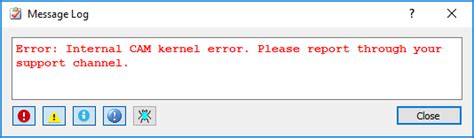 Internal Cam Kernel Error When Generating A 2d Pocket Operation In