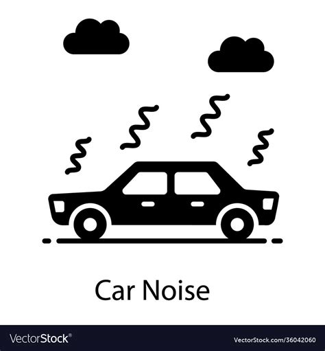 Car Noise Royalty Free Vector Image Vectorstock