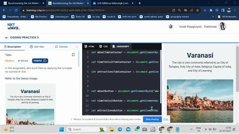 Pallishree Baliarsingh On Linkedin Ccbp Nxtwave Day125 200daysofcodechallenge