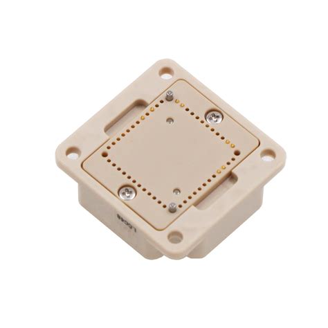 Lcc48 Ate High Uph Test Socket For Firmware Programming Andk Socket For Ic Burn In Test
