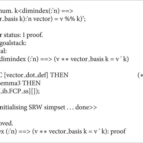 The Batch Command Proof Of The Property Vectormulbasis Download Scientific Diagram