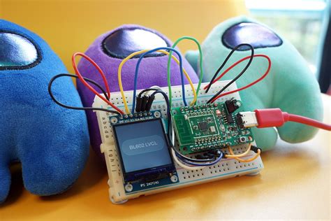 pinecone bl602 blasting pixels to st7789 display with lvgl library r riscv