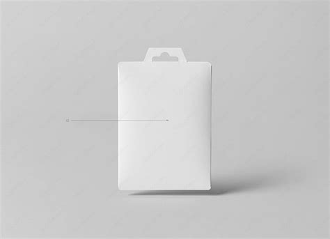 悬挂式扁包装盒样机psd模板素材 05