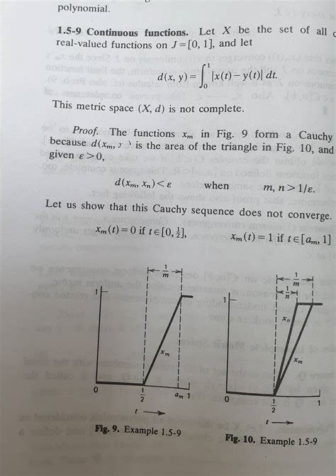 Functional Analysis Confusion Around Proof Of Non Complete Subset Of