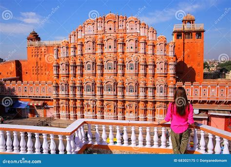 Hawa Mahal Palace Of The Winds In Jaipur Rajasthan India Stock