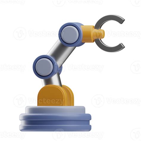 Engineering Object Robotic Arm 3d Illustration 36487092 Png