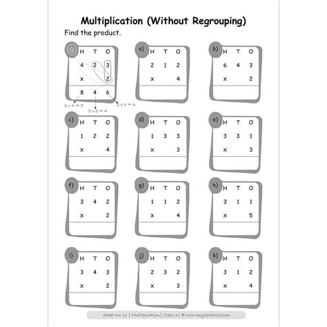Engage Your Class 3 Babes With These 10 Free Multiplication Worksheets Library
