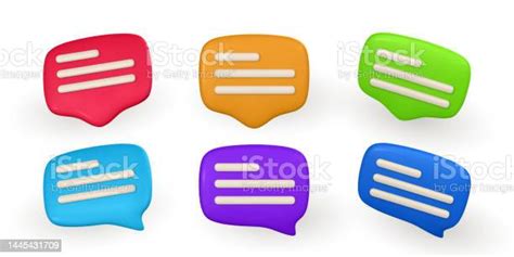 3d 메시지 알림 아이콘입니다 귀여운 채팅 말풍선 채팅 상자 메시지 상자 벡터 그림 3차원 형태에 대한 스톡 벡터 아트 및 기타 이미지 3차원 형태 개념 개념과 주제
