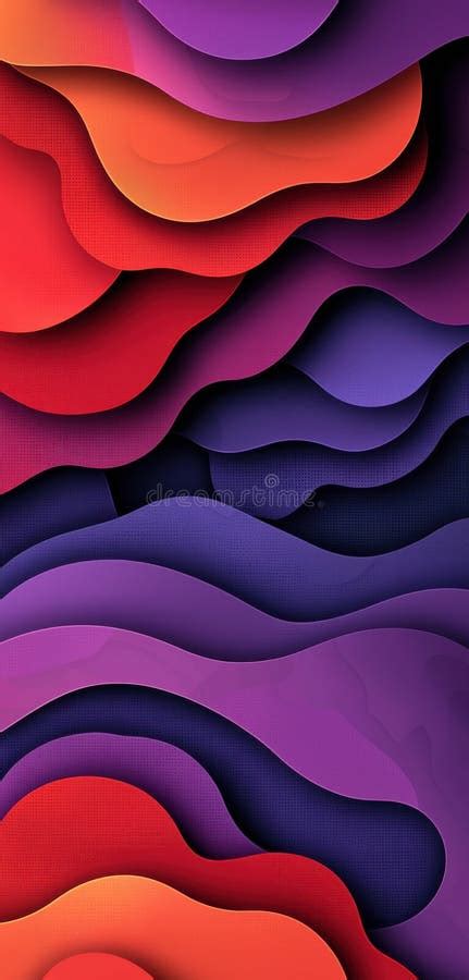 Vibrant Abstract Background With Layered Colorful Paper Cutouts Stock Image Image Of
