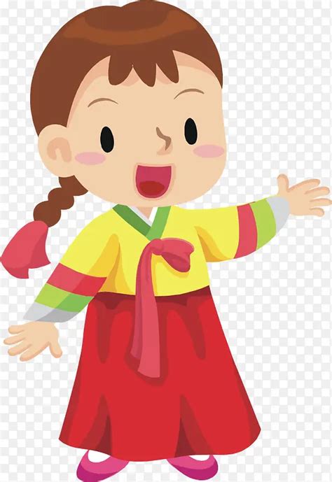 韩版卡通女孩png图片素材下载图片编号11123782 Png素材网