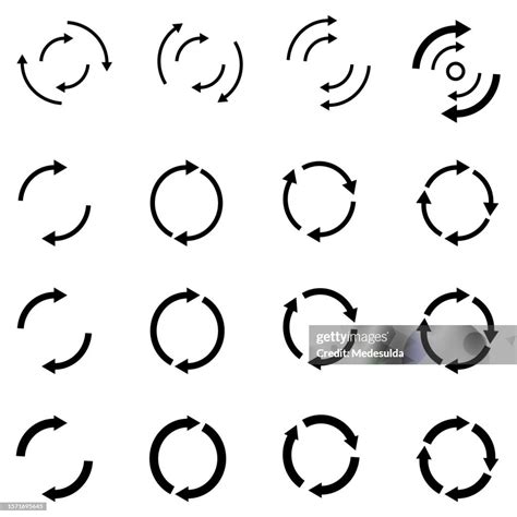 Rotating Arrows Showing Progress High Res Vector Graphic Getty Images