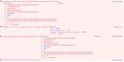 estimategas failed removeliquiditywithpermit possible deadline issue · issue 1318 · uniswap