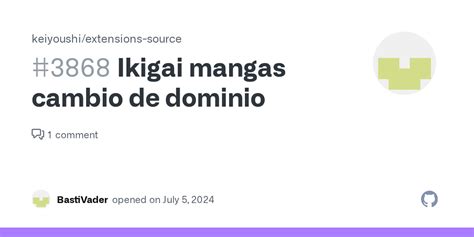 Ikigai Mangas Cambio De Dominio · Issue 3868 · Keiyoushiextensions