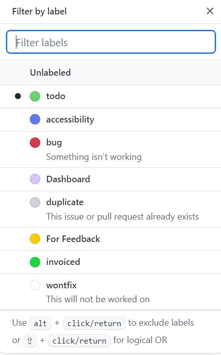 Allow Logical Or For Issue Labels · Issue 262 · Devhubappdevhub · Github