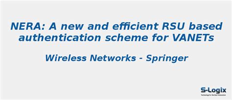 A New Efficient Rsu Authentication Vanets Ns2 Projects S Logix