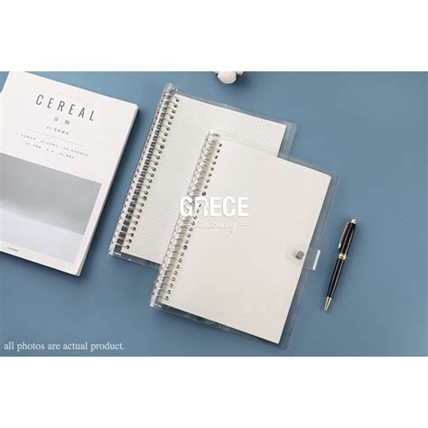 Soft Binder With Refill Grid Lined B5 9 Holes And 26 Holes