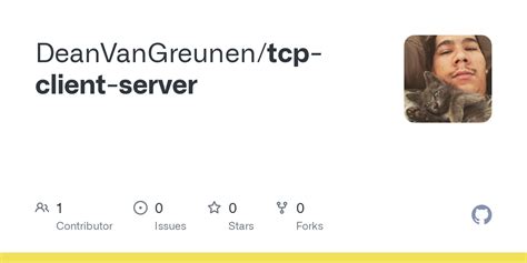 GitHub DeanVanGreunen Tcp Client Server