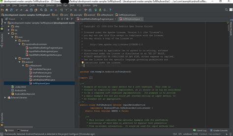 android why the softkeyboard example doesn t work stack overflow