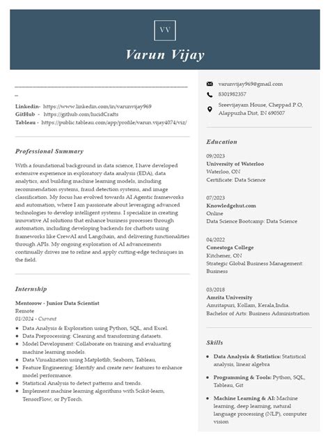 Varun Vijay Datascience Address Pdf Machine Learning Data Science