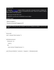 Sum Of The Integers Docx Instructions Using This Online IDE Create A Python Script With A