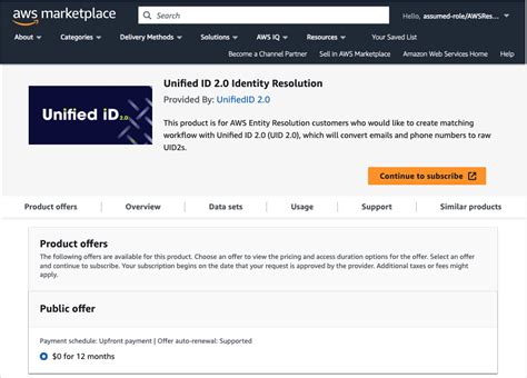 Aws Entity Resolution Integration Unified Id 20