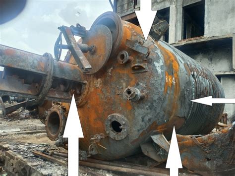 Fire Affected Ss Cladding