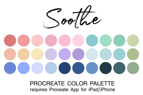 Glam Procreate Color Palette Graphic By Juliecampbelldesigns · Creative Fabrica