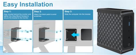 Maozhren Metal Mini Pc Mount For Beelink Vesa Mount For