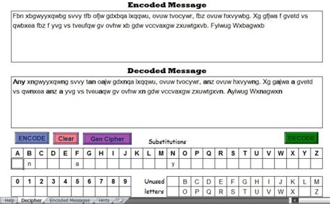 Excel Cipher Assistant Using Excel To Decipher Text The Piffle Lab